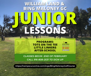 Come play golf at Bing Maloney in Sacramento, CA